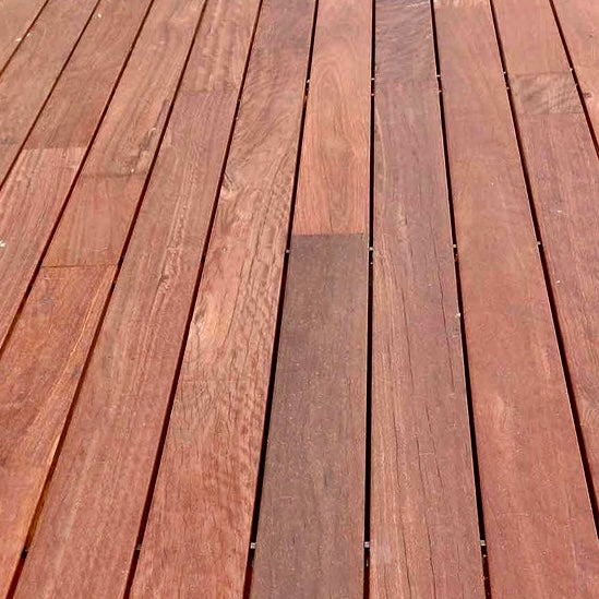 Ironbark decking – 135 mm x 19 mm / Standard & Better – LB Timber